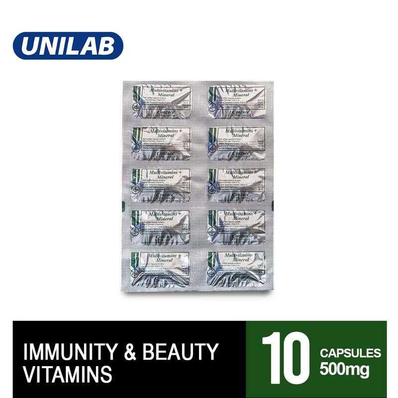 Conzace 10 Capsules Multivitamins (Helps Promote Immunity, Healthy Skin ...