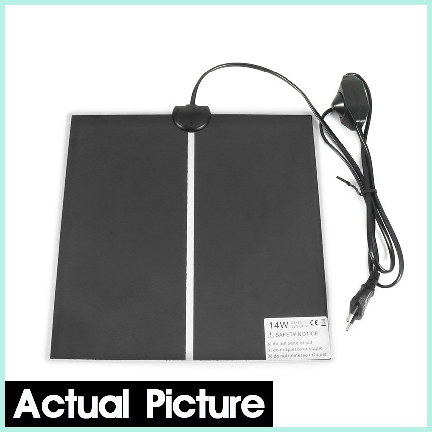 7W/14W Pet Rapid Heating Sheet Reptile Crawler Temperature Heating Pad ...