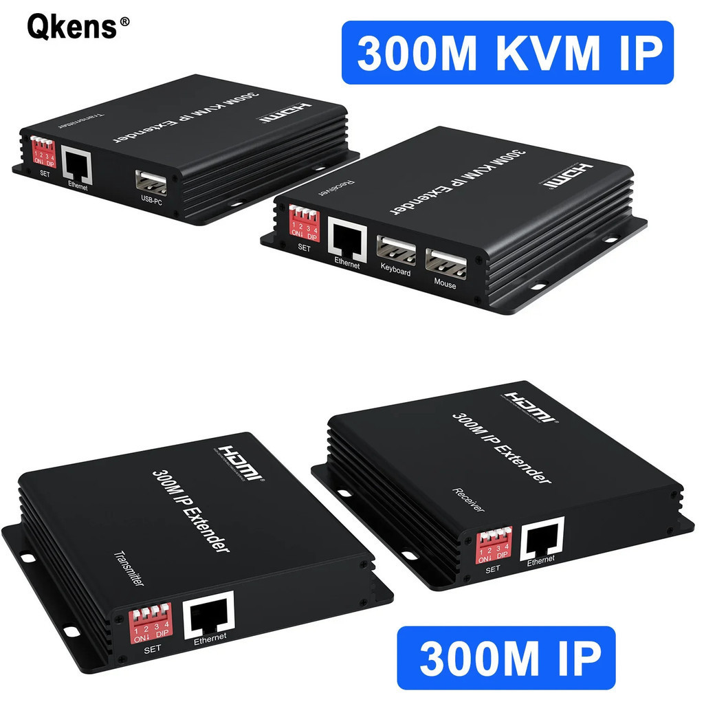 300M IP HDMI Extender Over Rj45 Cat5e Cat6 Ethernet Cable Video ...