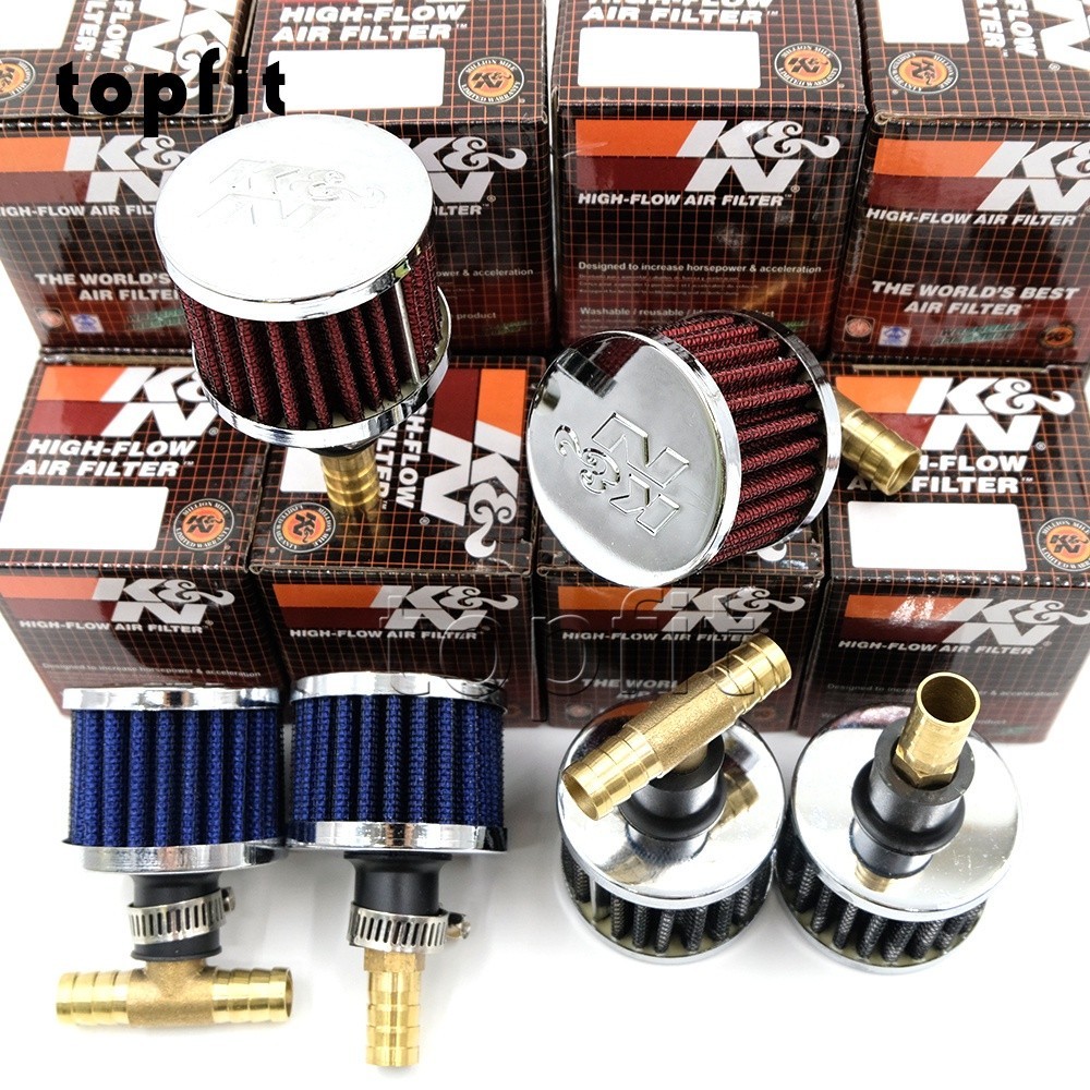 12mm K&N KN Small Air Filter Breather Intake Engine Car Automotive ...