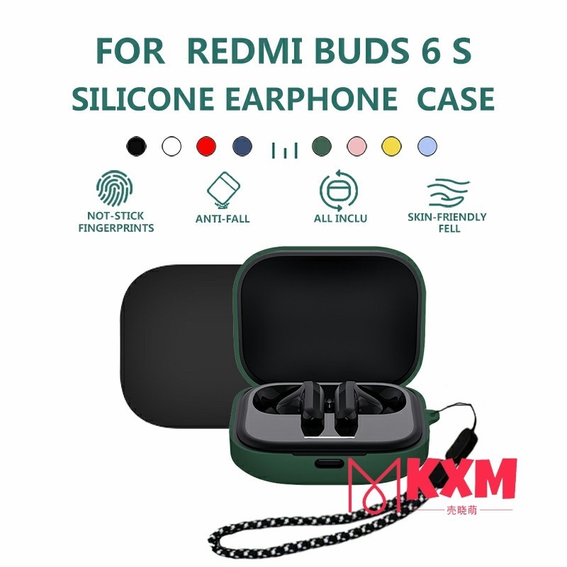 AF01 redmi buds 6 active case / buds 5 / buds 6s Silicone Case Dust ...