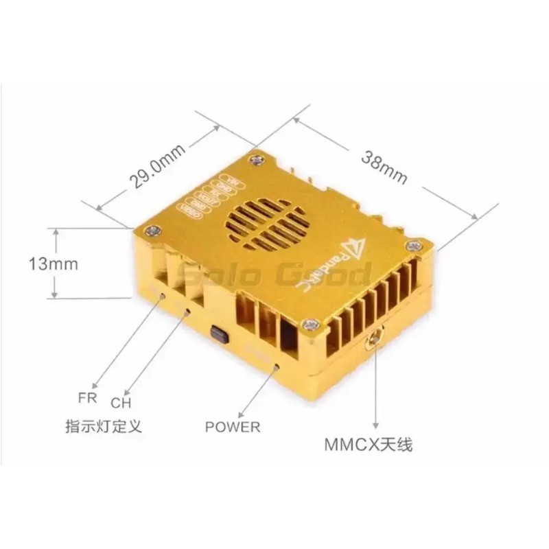 PandaRC VT5804 BAT PRO 2.8W VTX 4.9Ghz 5.8G 6Ghz Adjustable Video TX ...