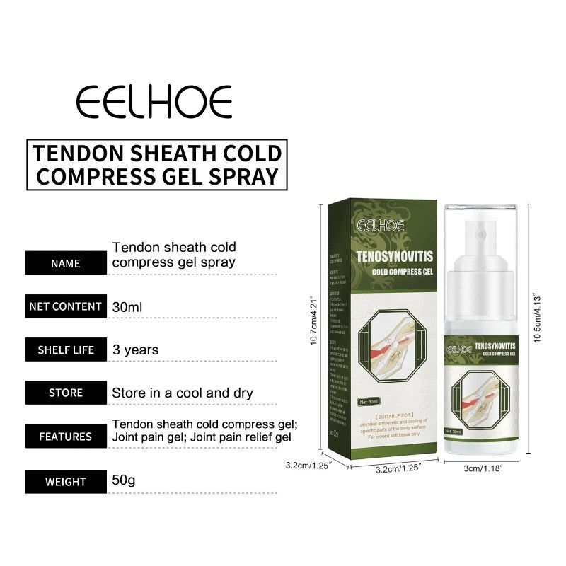 Tenosynovitis Relief Spray Joint Painkiller Treat Synovitis Tendonitis ...