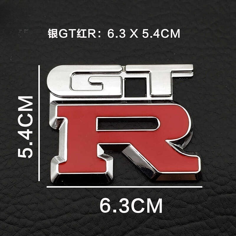 1Pcs 3D Metal GTR Logo nissan gtr emblem gtr 150 emblem For NISSAN GTR ...