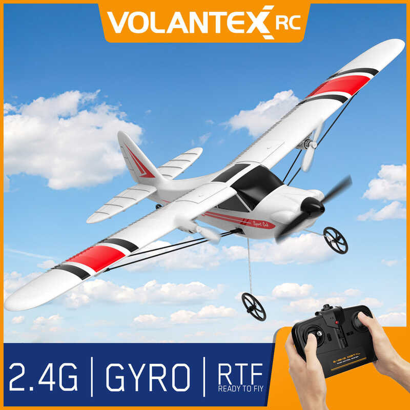 Volantex RC Airplane Control 2.4Ghz 2Ch 400Mm Wingspan Fixed Wing EPP ...