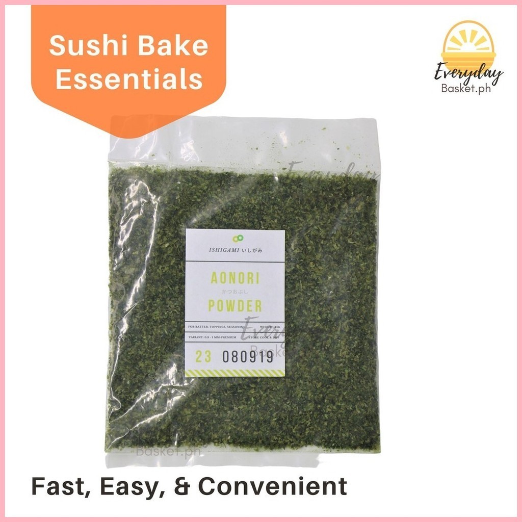 ۞ Premium Japanese Aonori Seaweed Powder Flakes, 100g 25g | Shopee ...