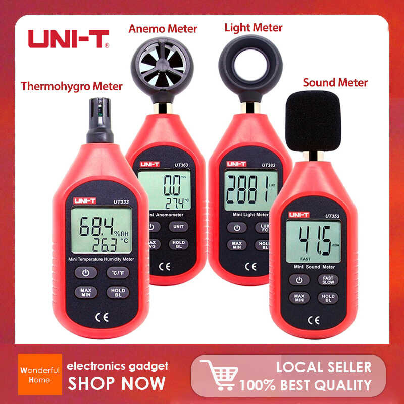 Original Uni-T Mini Light Meter Digital Luxmeter Ut333 Ut353 Ut363 ...