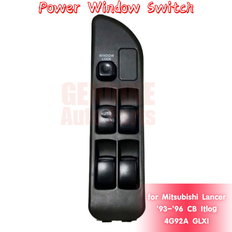 LHD Main Power Window Switch for Lancer '93-'96 CB Itlog 4G92A GLXI ...