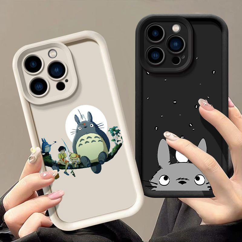 Studio Ghibli Anime Totoro Phone Casing for iphone 16 15 11 13 Pro Max ...