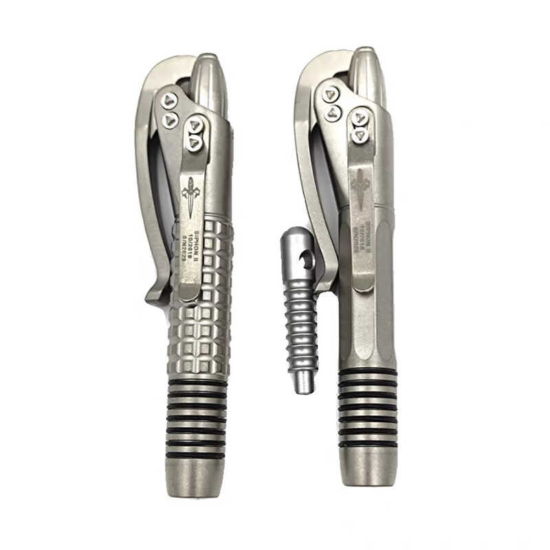 alloy Microtech Titanium Siphon Tactical Camping Multi-functional Self ...