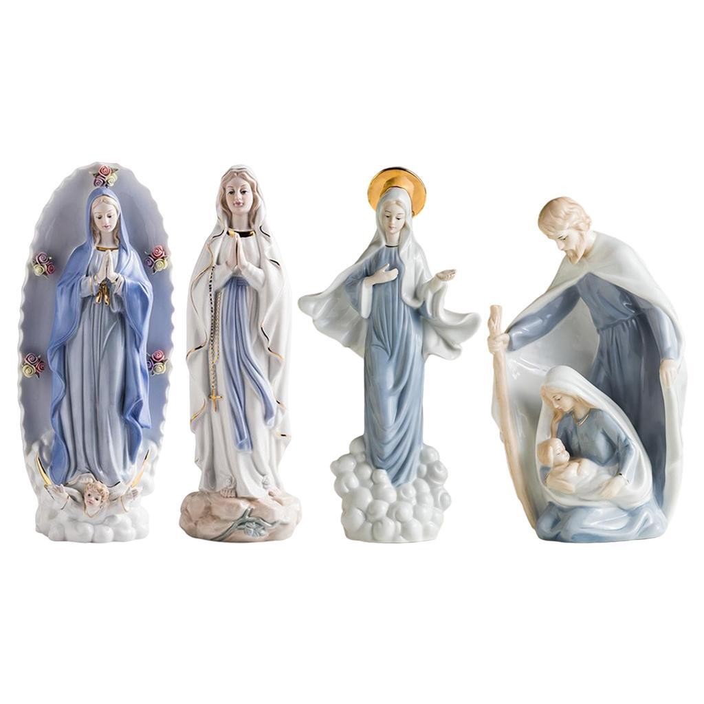 Jesus Christ Statue Sculpture Mary Statuette Figurine Christian ...