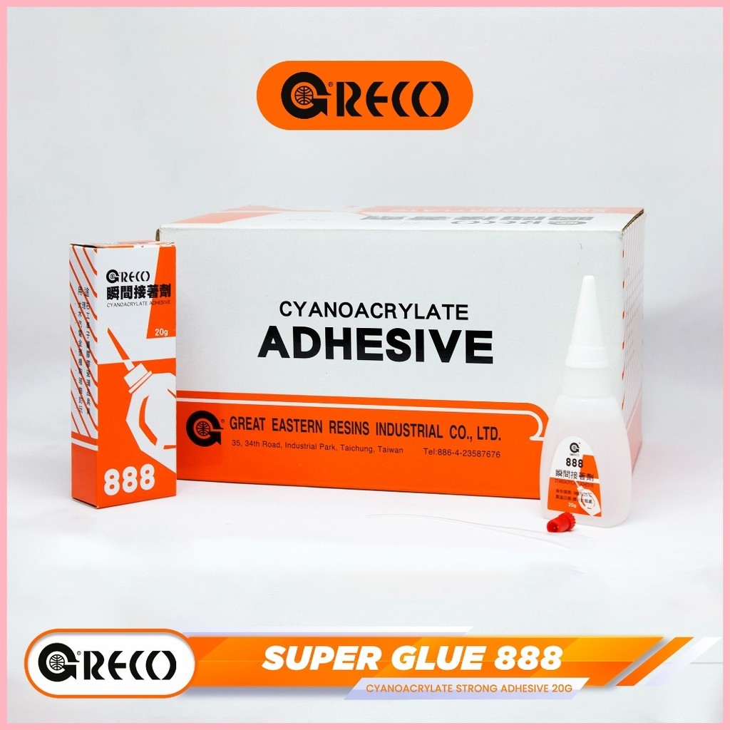 Super Glue Greco 888 Instant Bond Cyanoacrylate Strong Adhesive 20g ...