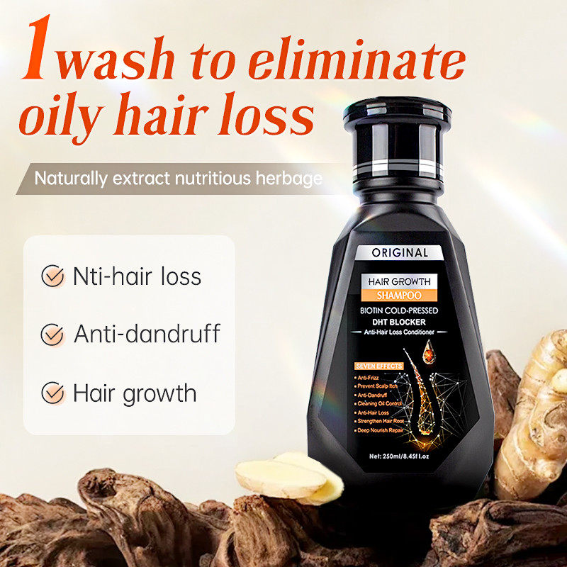Ginger Shampoo And Conditioner Original Hair Grower Shampoo For Woman