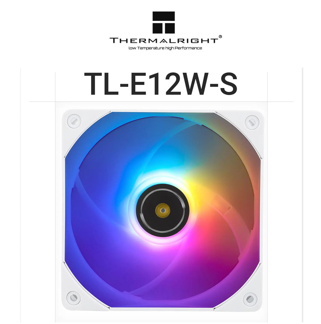 Thermalright TL-E12W-S X3 12CM chassis cooling fan 1500RPM 4Pin PWM ...