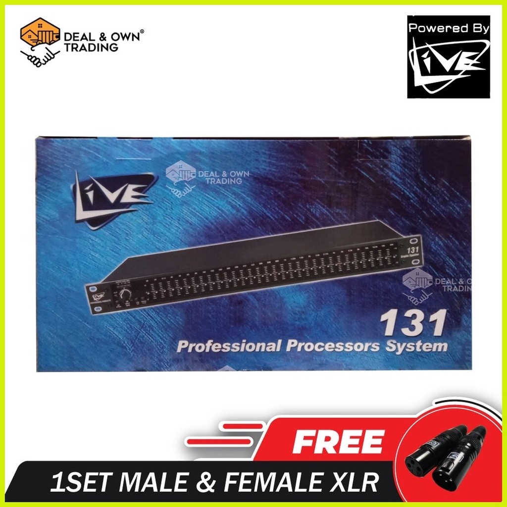 Live EQ-131 Single 1/3 Octave Band Equalizer | Shopee Philippines