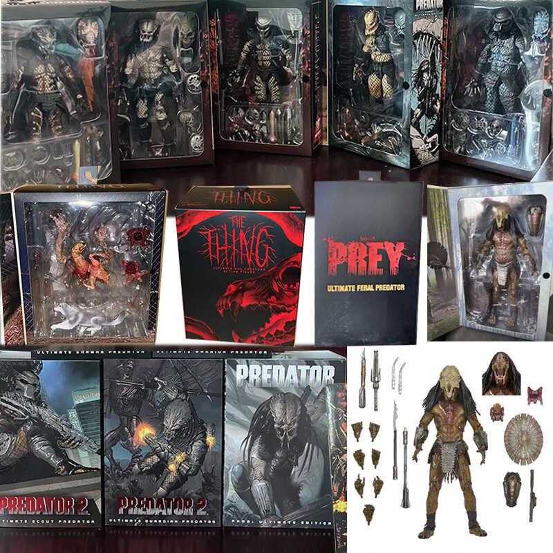 NECA PREY Feral Predator The Thing Dee Ultimate Dog Creature Scout ...