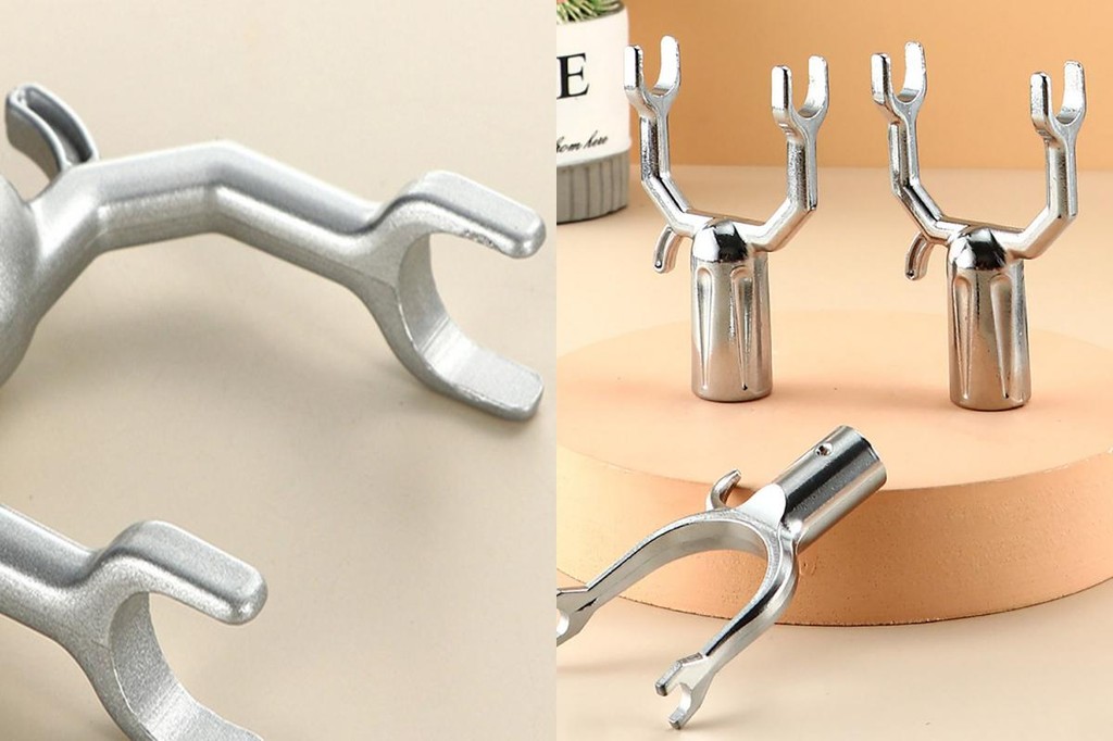 manclothescase Clothes Pole Attachment Clothes Reacher Pole Fork 6pcs ...