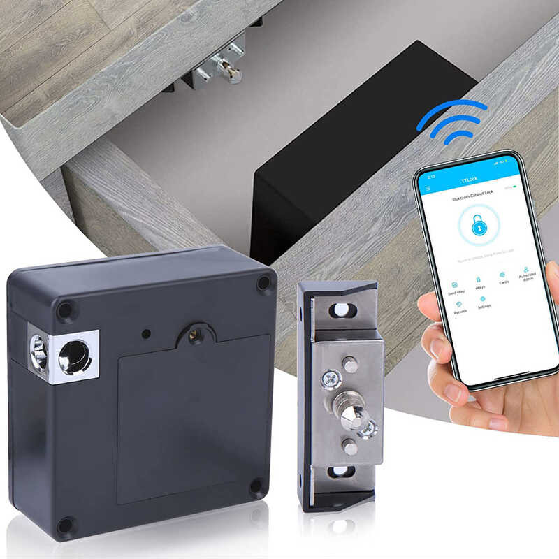 Lock Electronic Smart Drawer RFID Hidden Door Lock Gamit Ang Ttlock APP ...