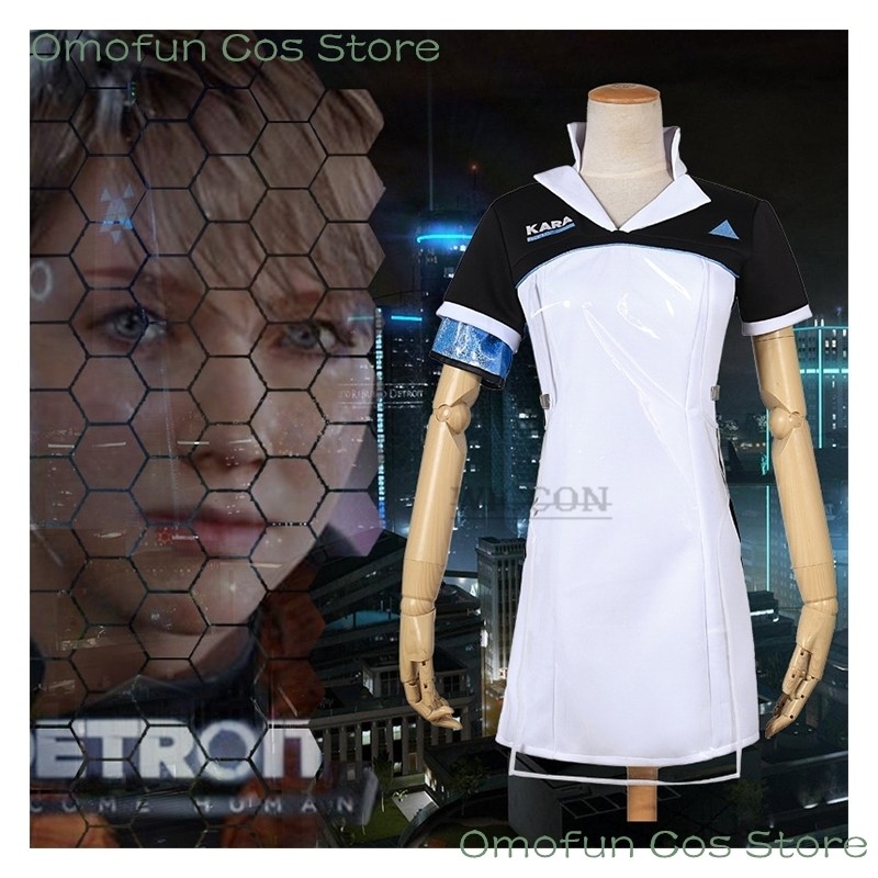 §ˉ Detroit: Become Human Connor KARA Code Ax400 Agent Outfit Girls ...