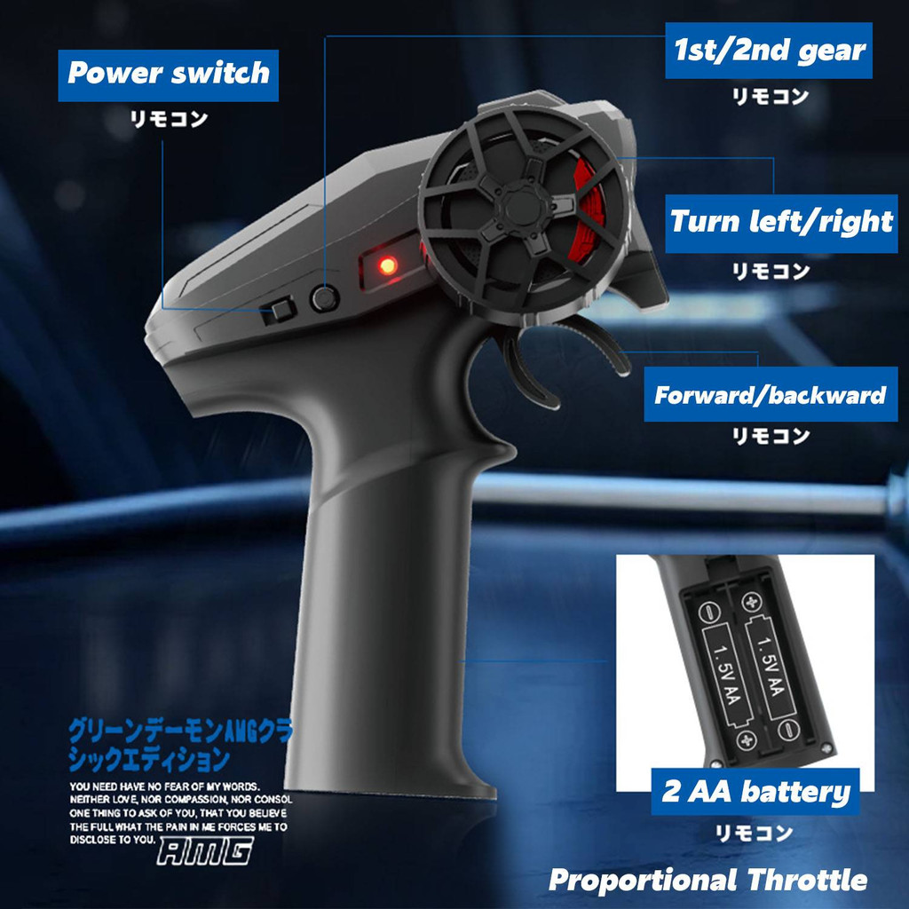 1/24 RC 4WD Drift Stunt Car Porsche 911 Model Proportional Throttle ...