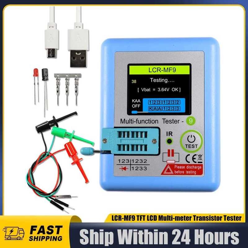 21 Lcr-Mf9 1 Tc1 T7 TFT LCD Display Multi-Meter Transistor Diode Triode ...