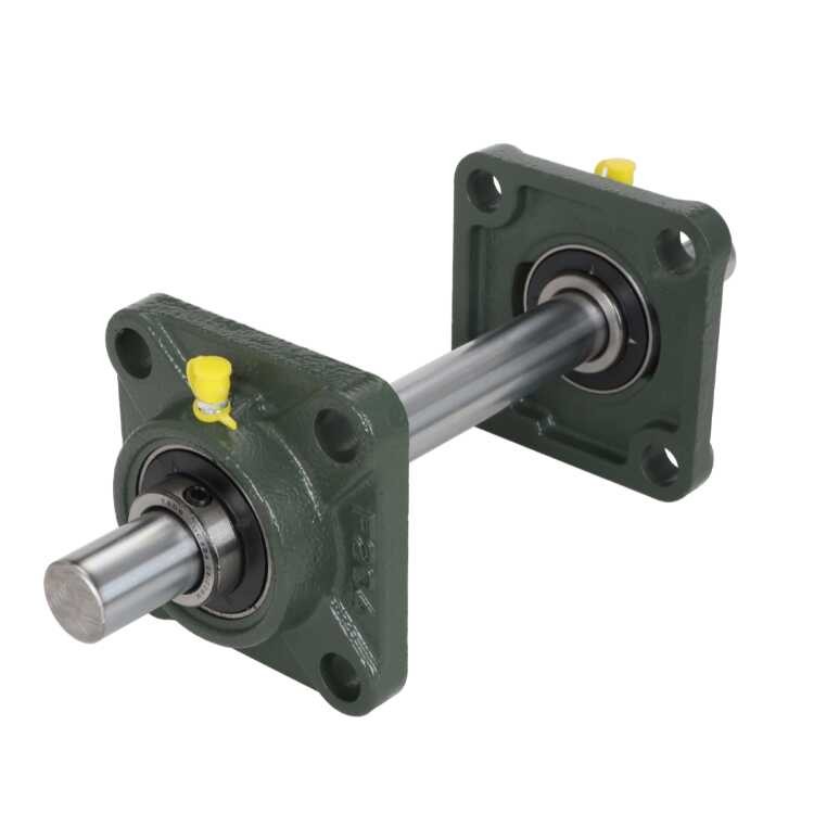 Spindle DIY Vertical Mounted Pillow Block Bearing with Shaft Rod ...