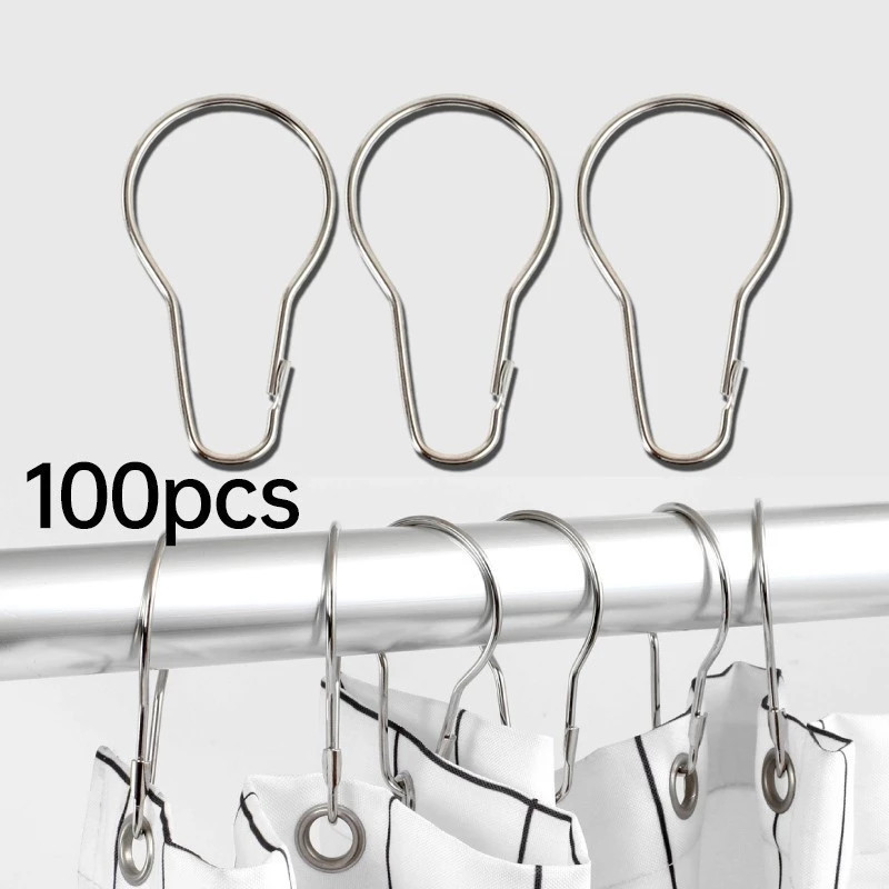 【Versatile】50/100pcs Metal C Ring Hook Gourd Type Hook with Lock ...
