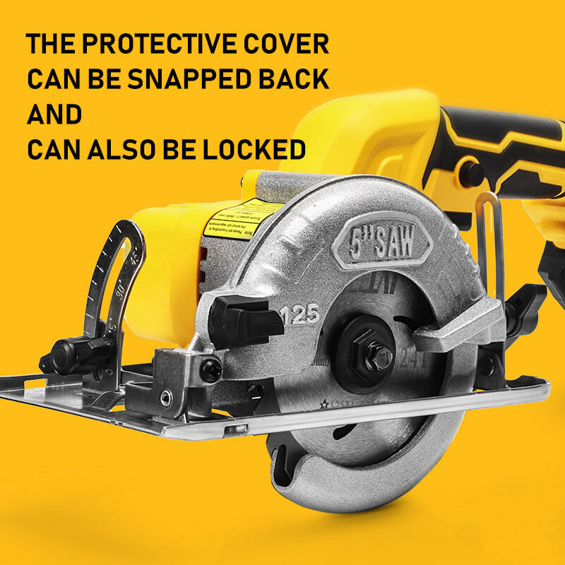 DEKES 5.0" Cordless Circular Saw Heavy Duty with Battery Electric Saw ...