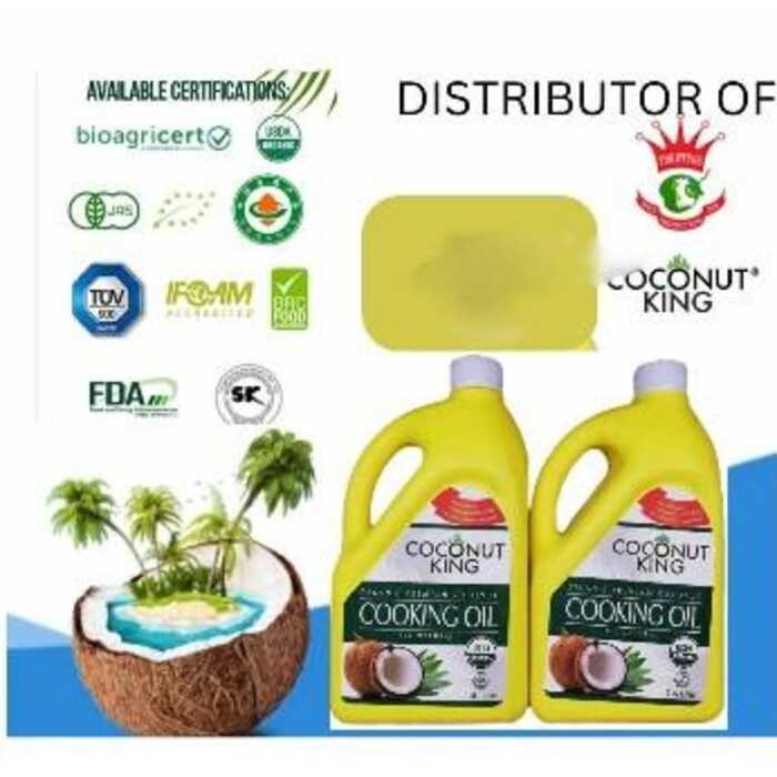 KING ORGANIC PREMIUM COCONUT COOKING OIL (2Pcs 1.6 Ltrs) | Shopee ...