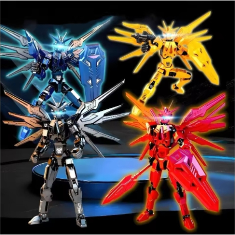 Multi-Jointed Movable Shapeshift Robot Model Toy Robo Warriors Lucky 13 ...
