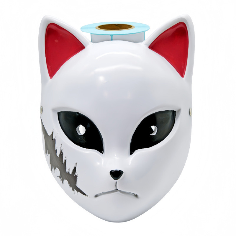 Resin Slayer Demon Sabito Mask With Black And Red Eyes For And ...