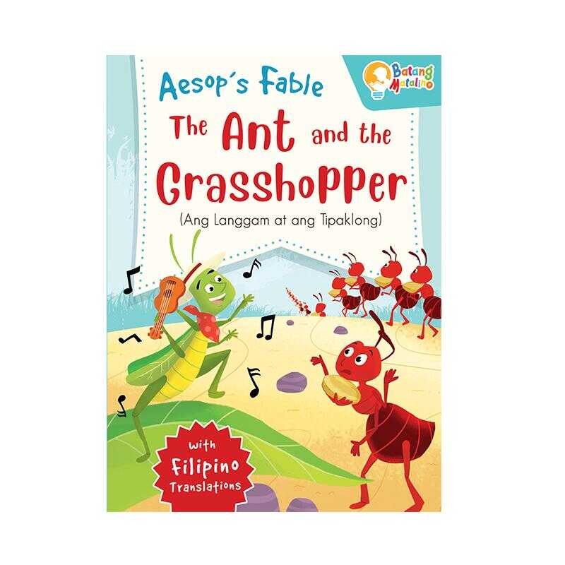BATANG MATALINO Aesop's Fable-The ANT AND THE GRASSHOPPER Ef2 | Shopee ...