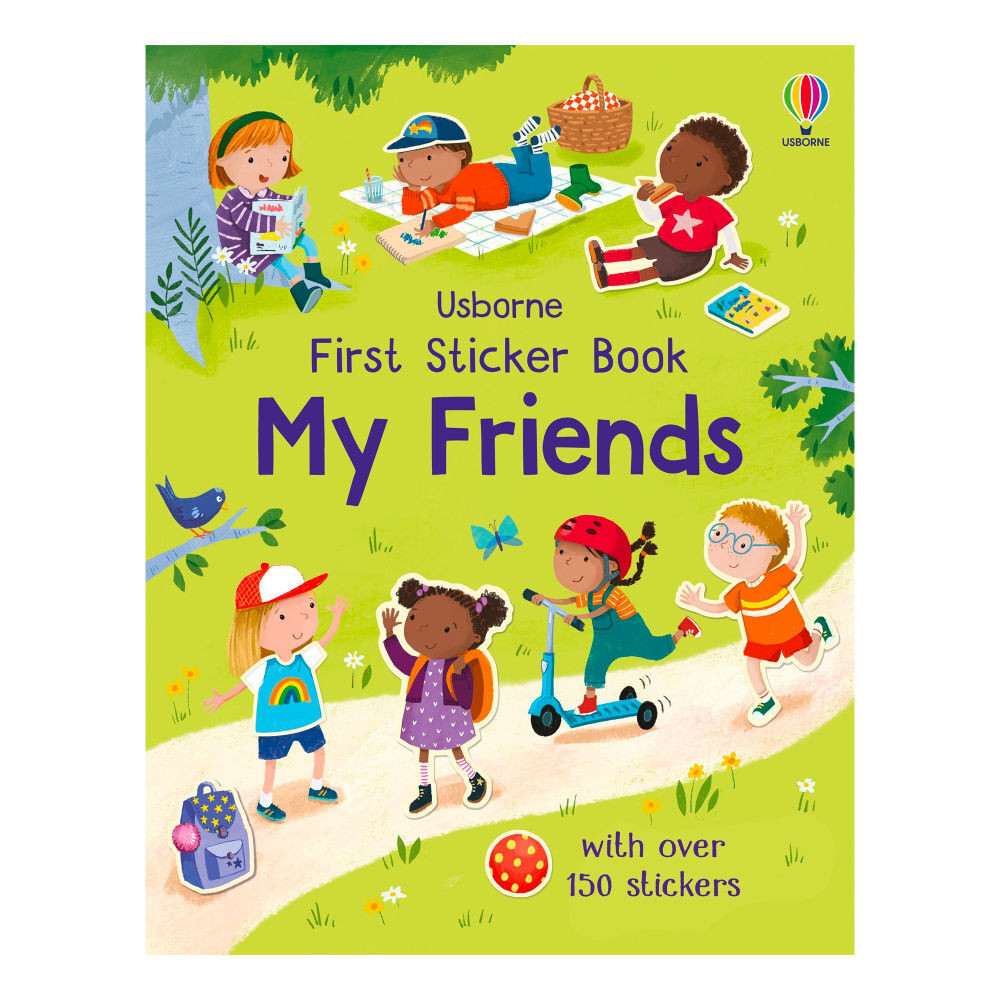 Usborne First Sticker Book My Friends Original English Books | Shopee ...