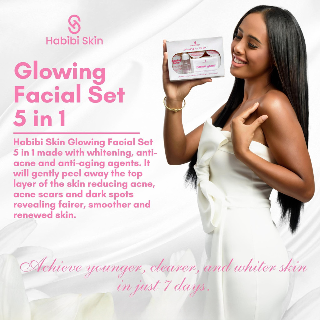 Habibi Skin Glowing Facial Set (5-in-1 Maintenance Set) / Habibi ...