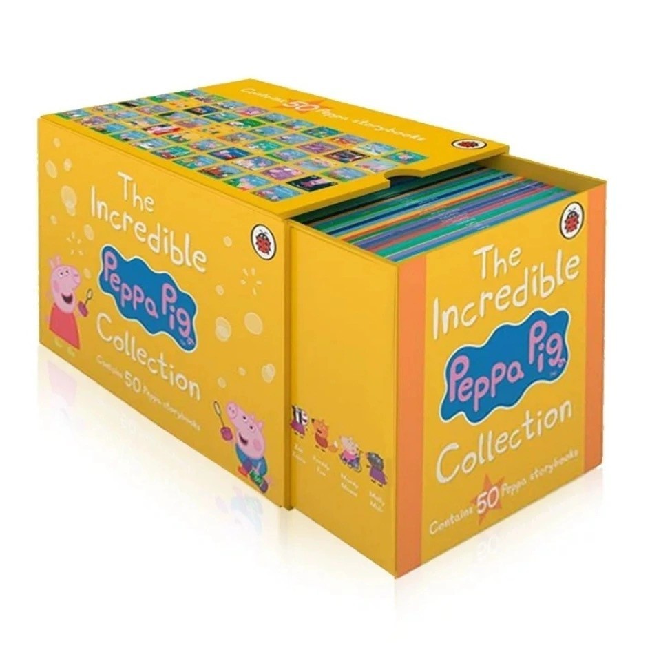 English Picture Book 50 Peppa pig Color Storybooks for Kids The ...