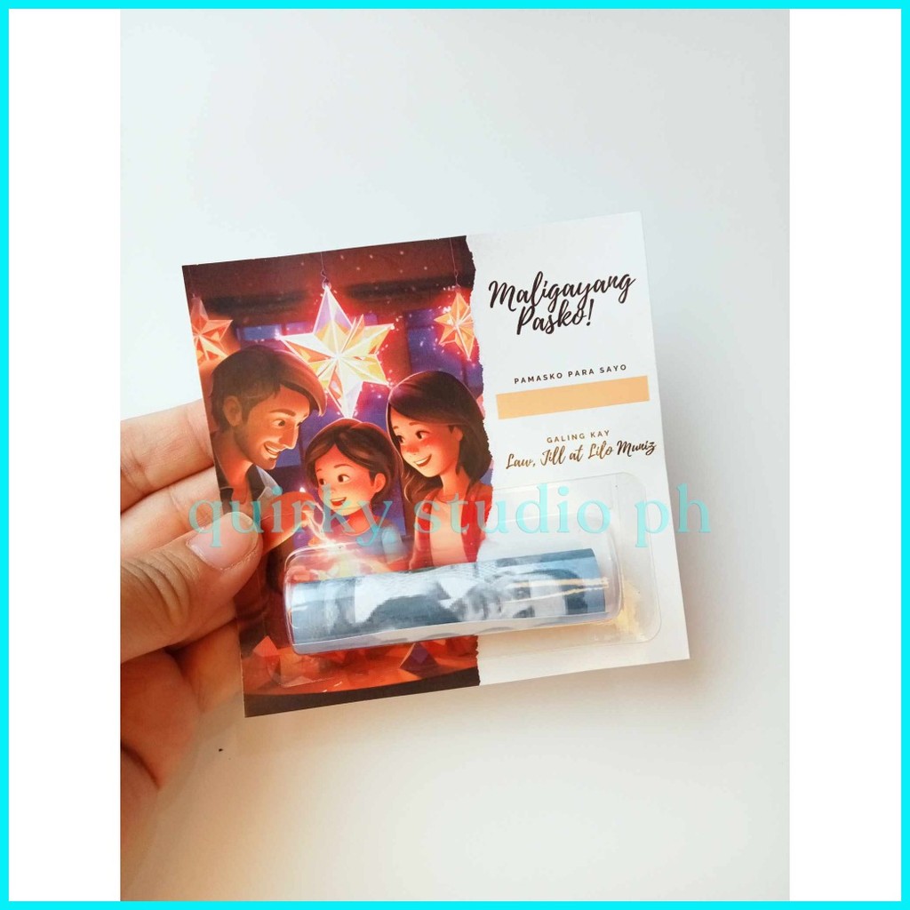 Personalized Modern Ang Pao / Money Card (12 Pcs Modern Ang Pao ...