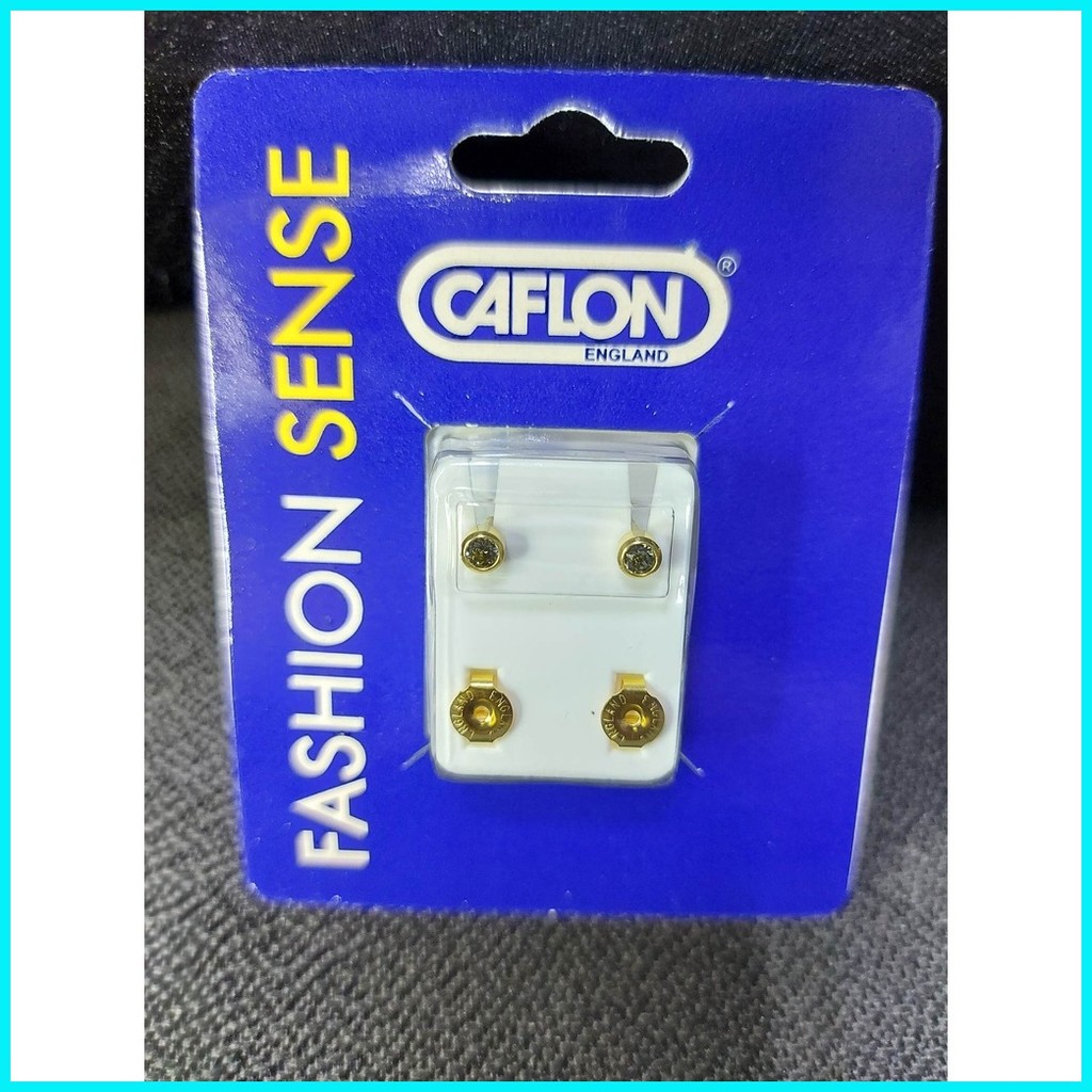 Caflon Black Diamond Stone in Gold Plated, sterilized and hypo ...