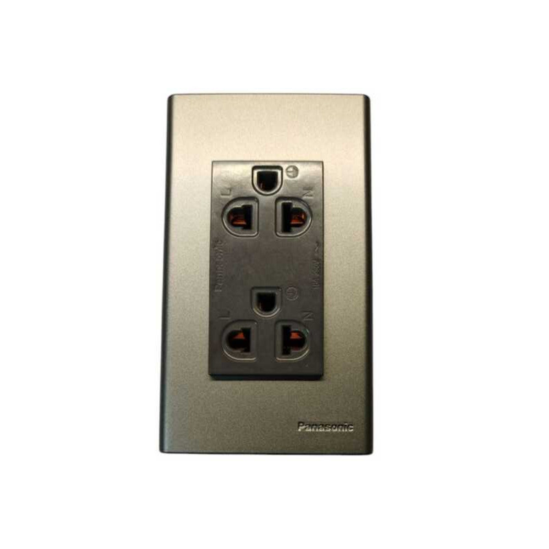 912 Panasonic Wide Series Duplex Outlet With And Without Ground ...