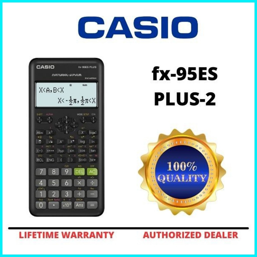 Casio fx-95ES PLUS-2 ES PLUS Series - Non Programmable SCHOOL/LAB ...