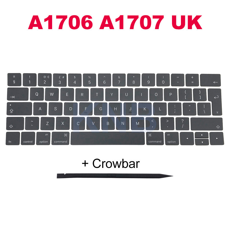 New UK Keyboard Keys Key Cap For MacBook Pro A1706 A1990 A2141 A2251 ...