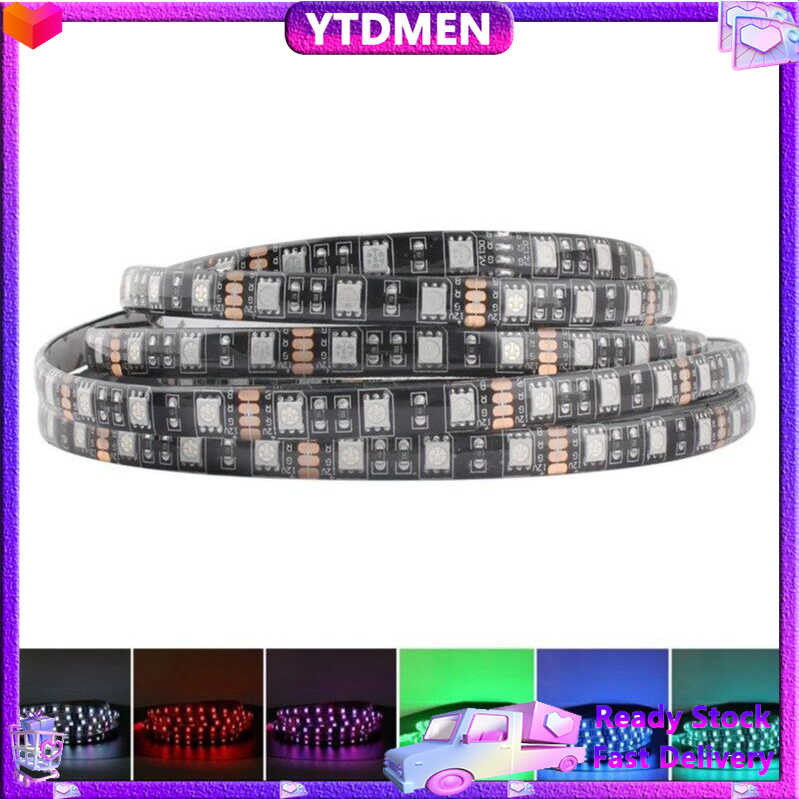 YTDMEN V LED RGB Black PCB M led m PC TV Waterproof Flexible Room Light Strip A | Shopee Philippines