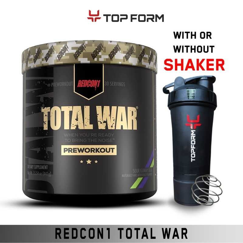 Redcon1 Total War - Pre-Workout Powder, 30 Servings-Boost Energy ...