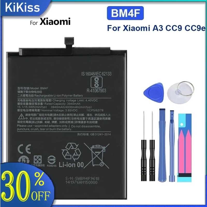 4030Mah Bm4f Battery For Xiaomi Mi A3, Cc9, Cc9e Mobile Phone Bateria ...