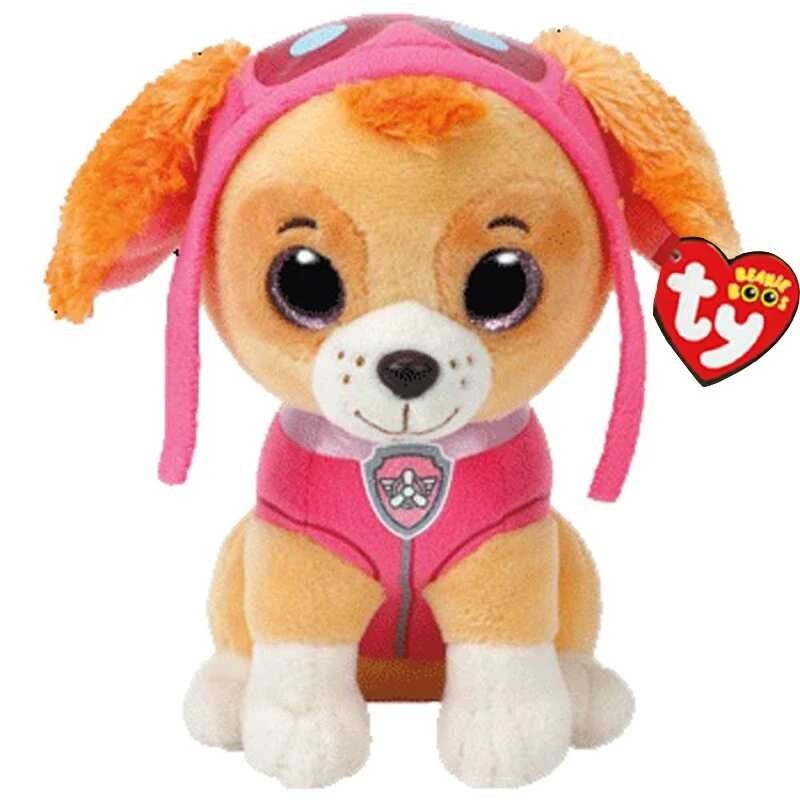 Ty Beanie Big Eyes 6" 15Cm Stuffed Plush Toy Dog Marshall Chase Rocky ...