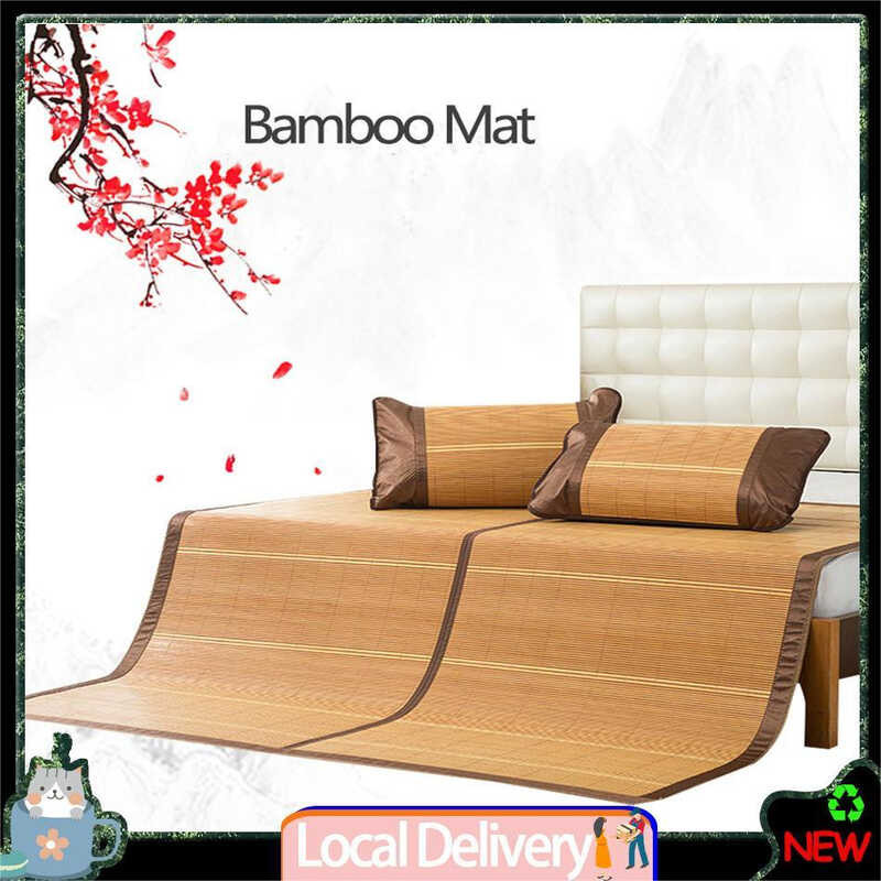COD 2024 Summer Cool Sleeping Native Bamboo Mat For Home | Shopee ...