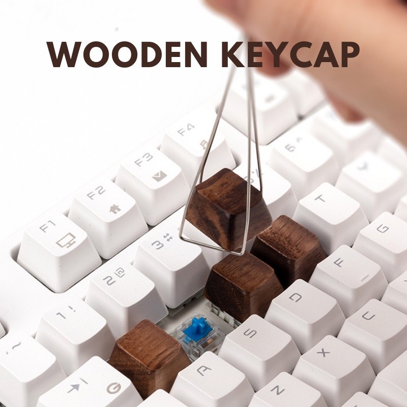 Walnut Wood Keycap OEM Profile for Mechanical Keyboard Custom Keycaps ...