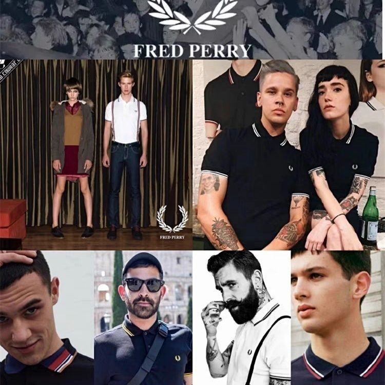 FRED PERRY 2024 New Summer Men's Polo Collar Shirt T-shirt | Shopee ...