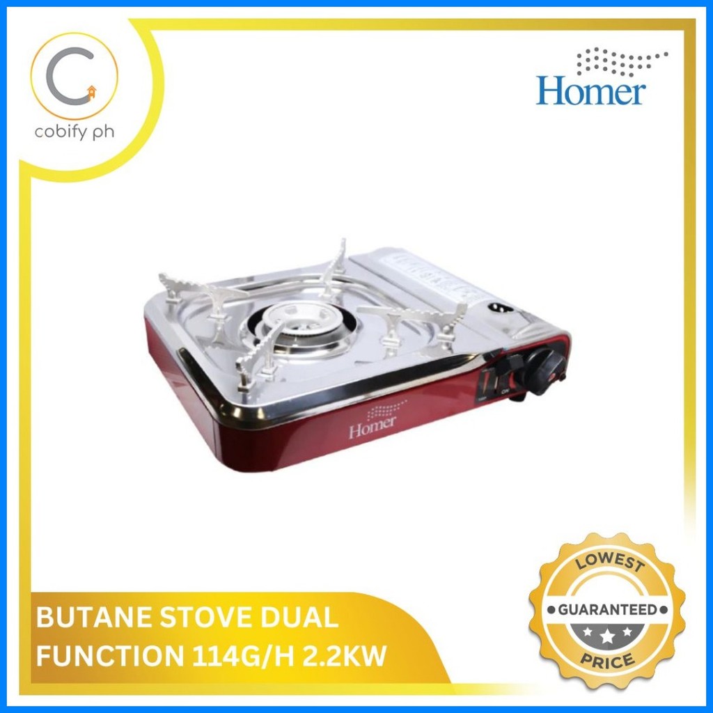 HOMER Butane Stove Dual Function Korean Samgyup, Picnic and Outdoor ...