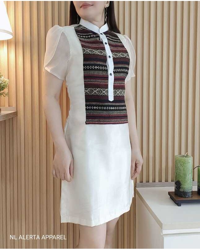 & MODERN FILIPINIANA ETHNIC BARONG Damit Para Sa Mga Babae | Shopee ...
