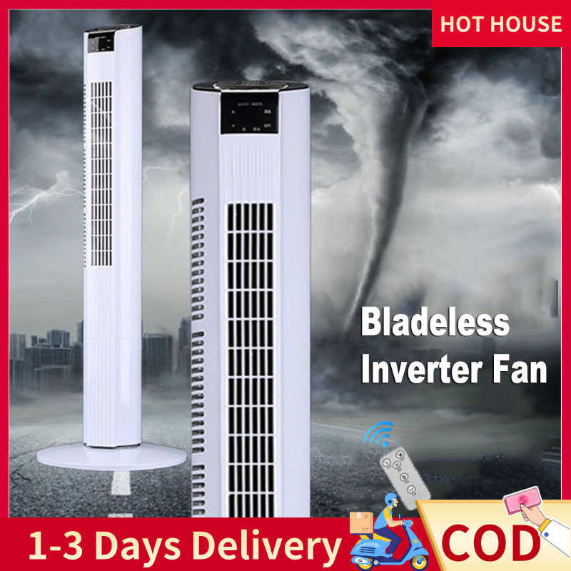 Tower Inverter Electric With Remote Control Bladeless Vertical Home ...